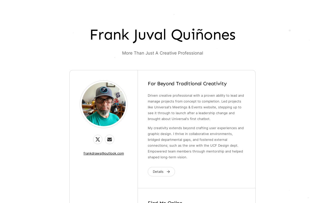 Frank Juval Bio